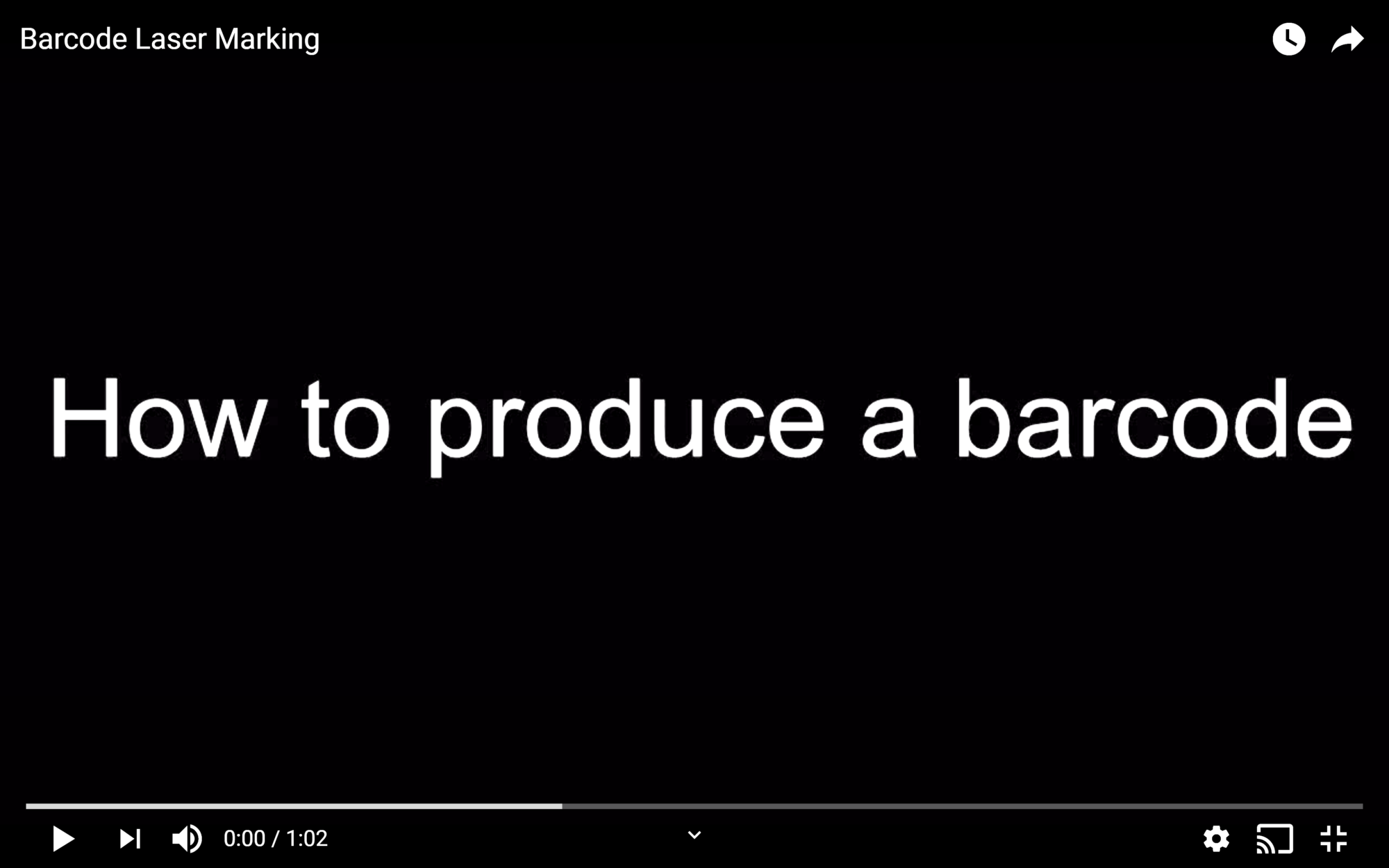 Barcode Laser Marking Solutions | Laser Marking Technologies